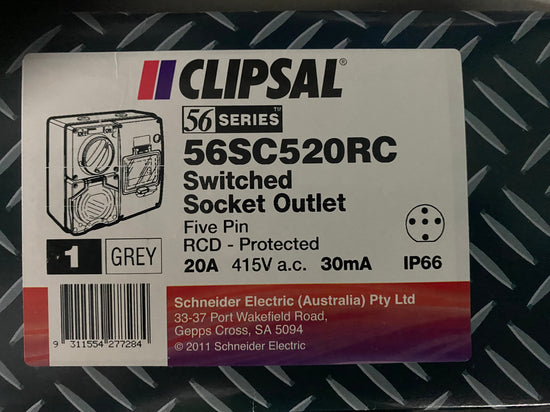 Clipsal - 56 Series RCD Protected Switched Socket Outlet – BPS ...